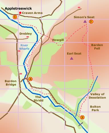 A circular walk from Appletreewick to Simon's Seat